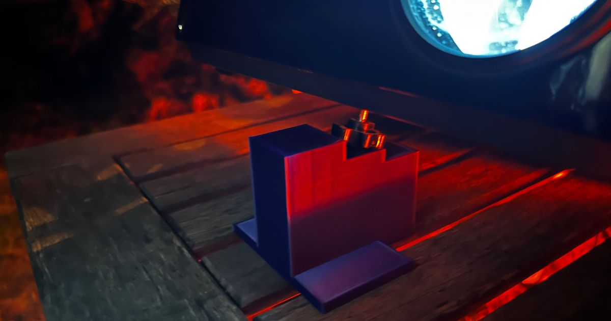 Projector front foot prop by HeyBruceWright | Download free STL model ...