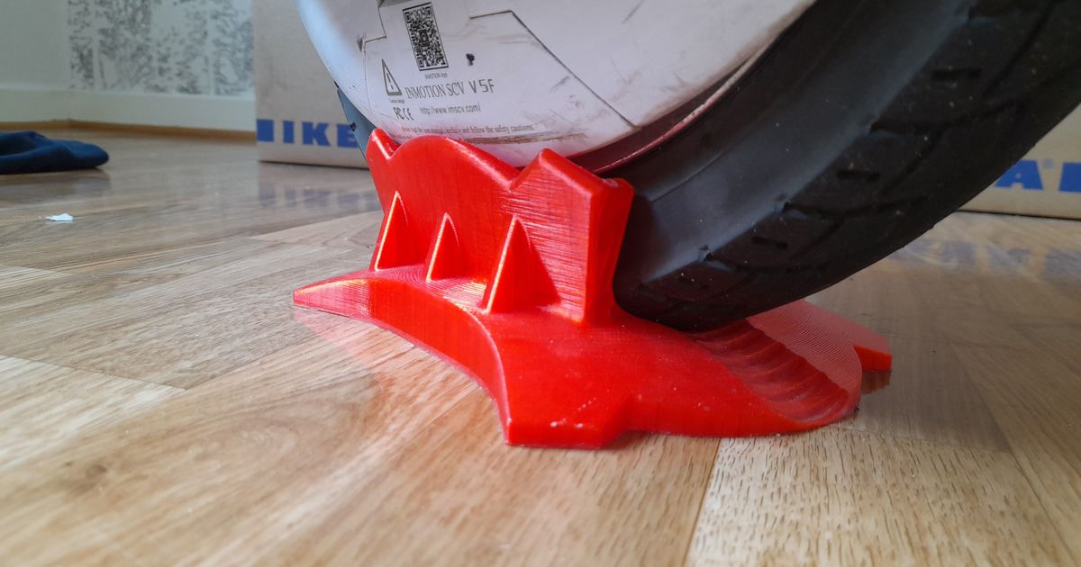 Roll-in EUC stand (Innmotion V5F) by XYZ_Pierre | Download free STL ...