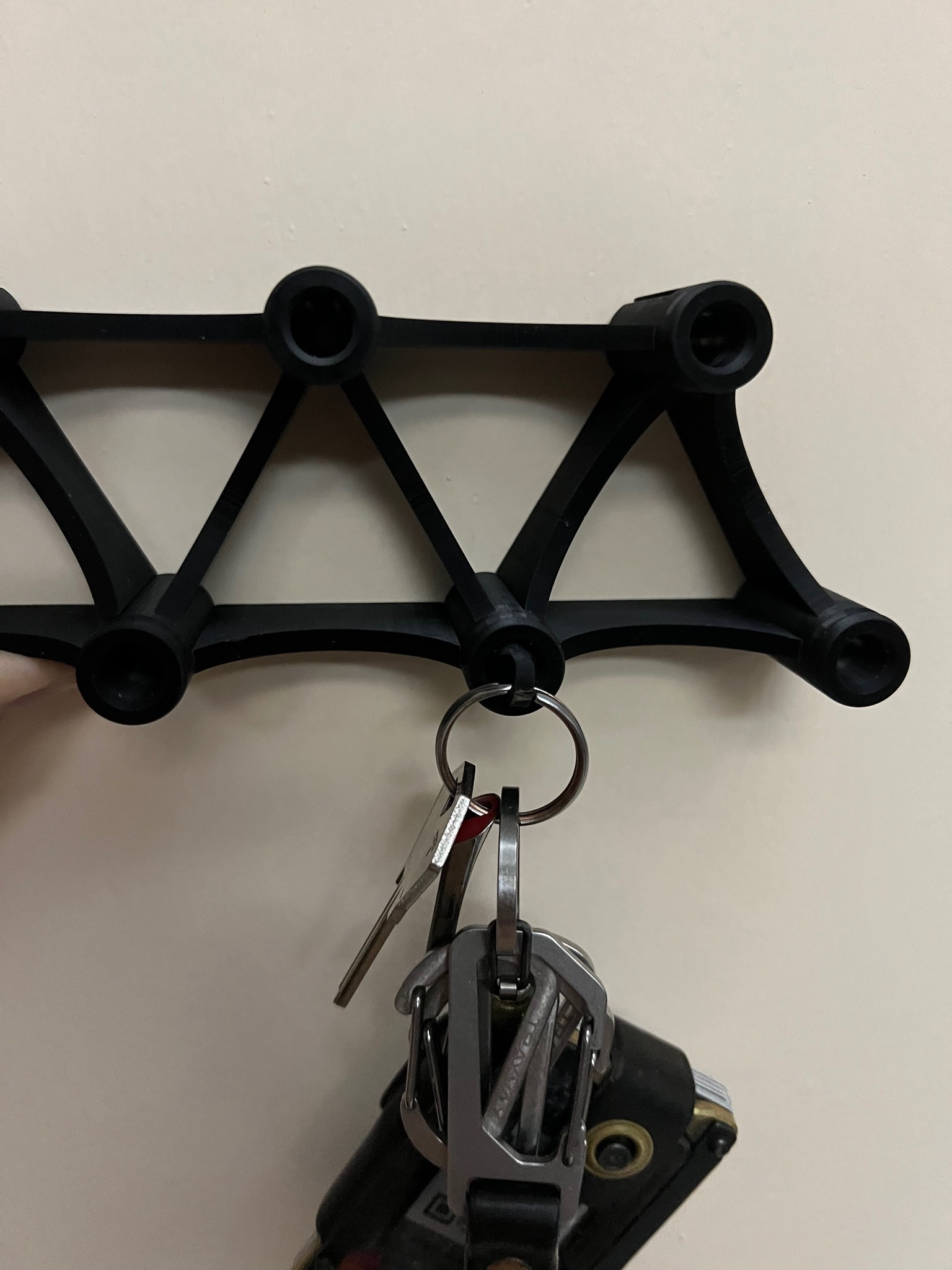 Modular wall-mounted key hanger by Stanyek | Download free STL model | Printables.com
