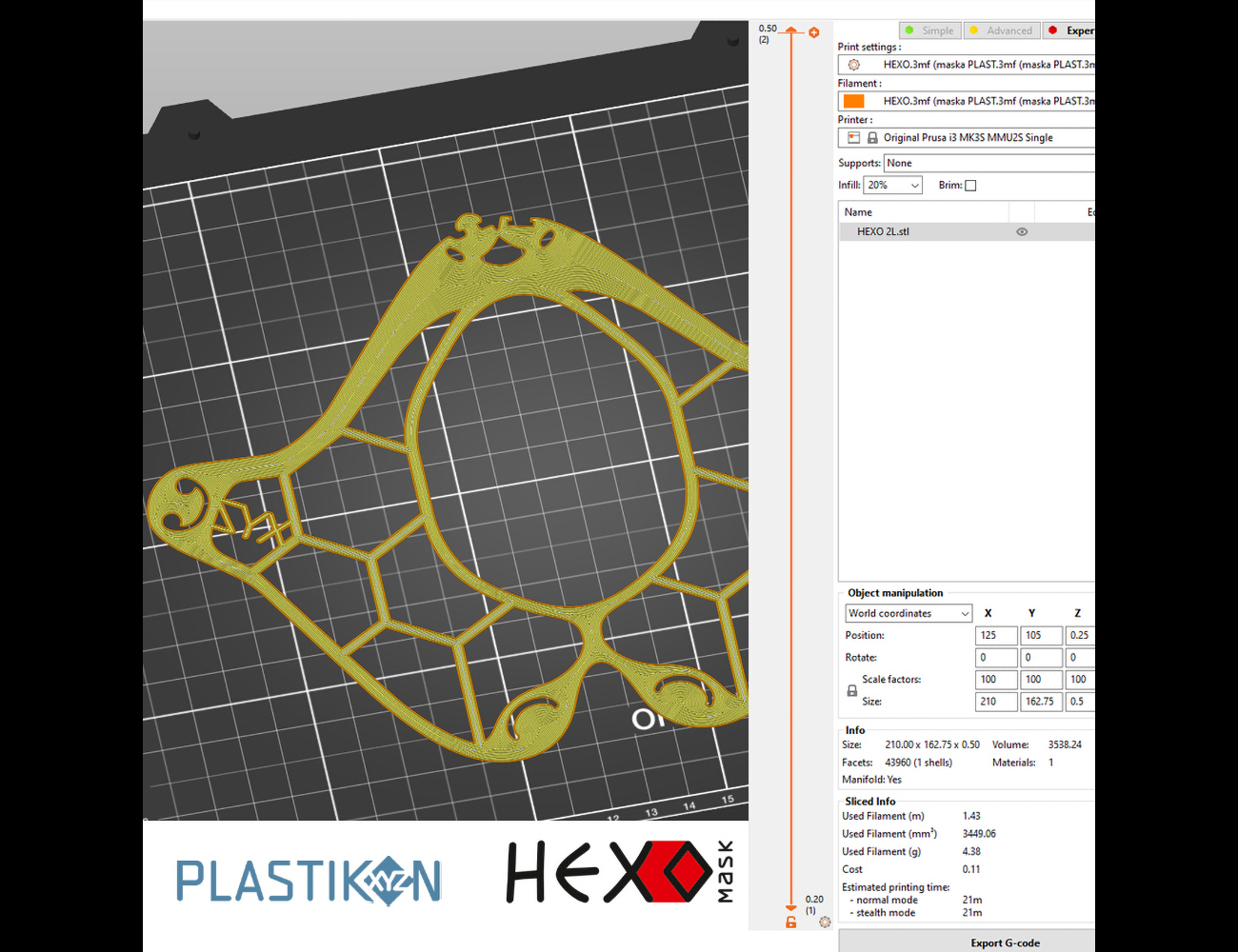 HEXO mask - quick universal protection by PLASTIKON | Download free STL model | Printables.com