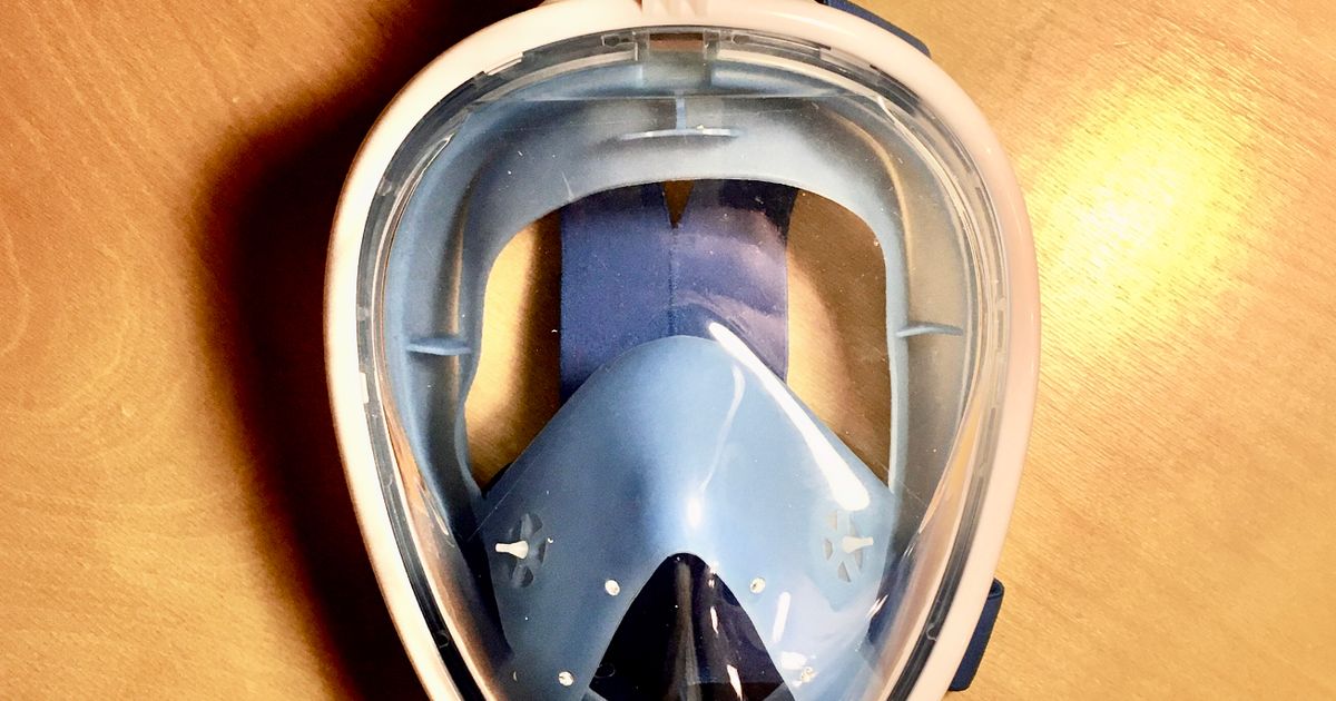 3M Adapter for Cheap Snorkel Mask Full Face by makerchad | Download ...