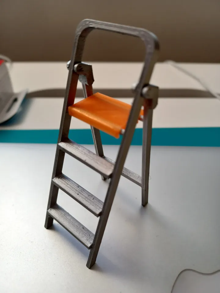 Functional foldable ladder 1/16 scale by Sparrow-5 | Download free STL ...