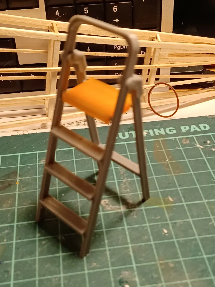 Functional foldable ladder 1/16 scale by Sparrow-5 | Download free STL ...