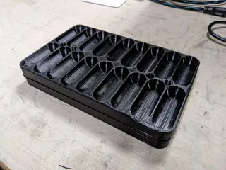 Stackable tray by zzd | Download free STL model | Printables.com