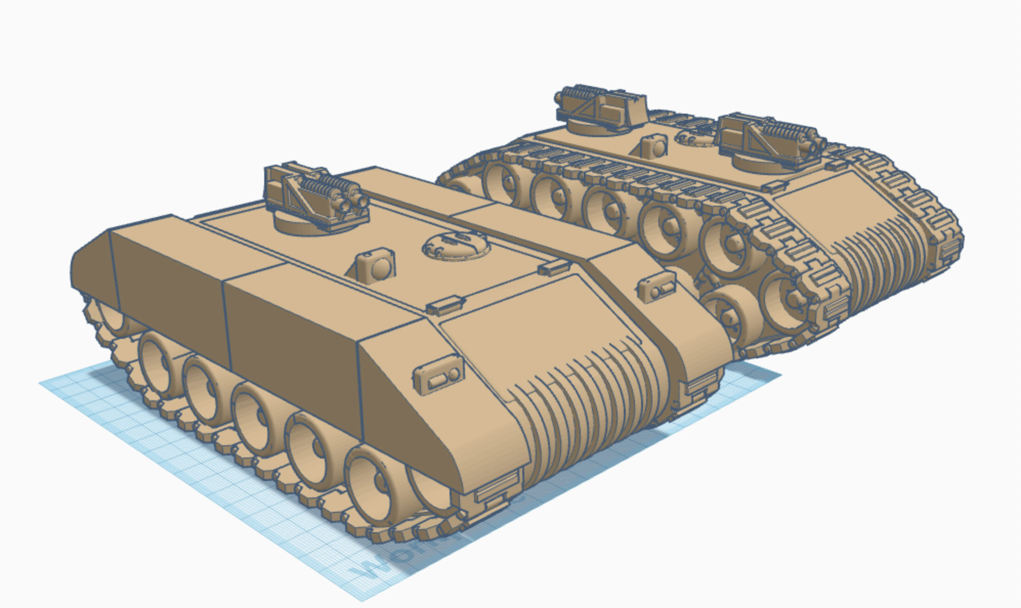 Marine Land Tank V6 by RobertusMaximus | Download free STL model ...