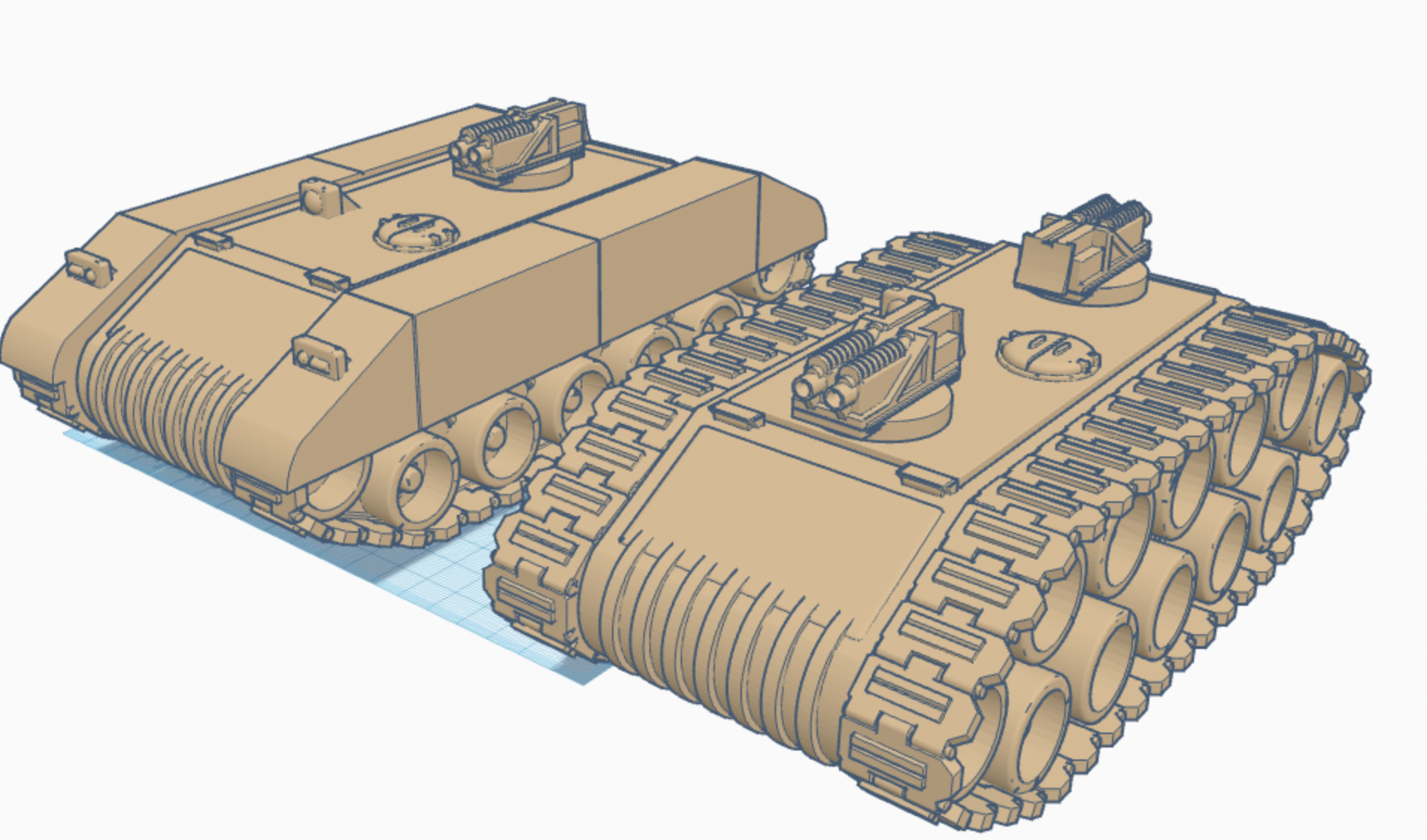 Marine Land Tank V6 by RobertusMaximus | Download free STL model ...