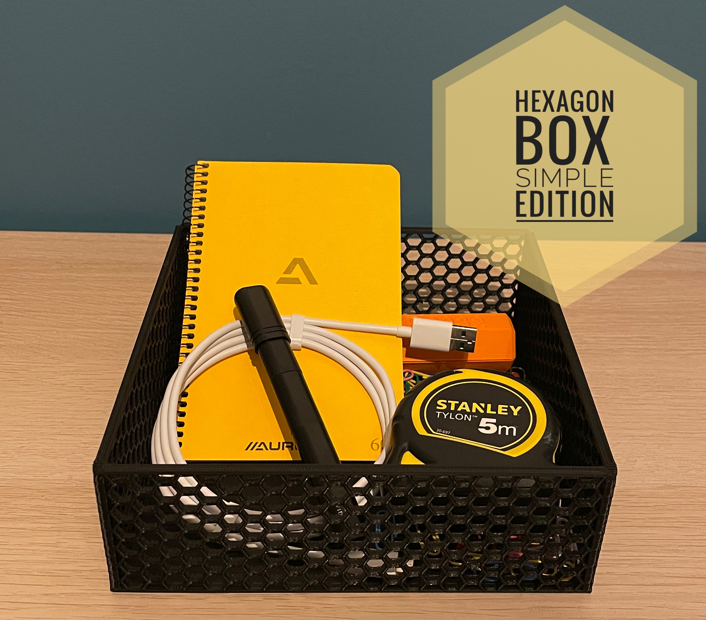 Hexagon box by Remius | Download free STL model | Printables.com