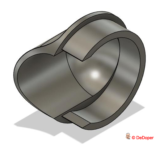 Shower Head tube cap by Dedoper | Download free STL model | Printables.com