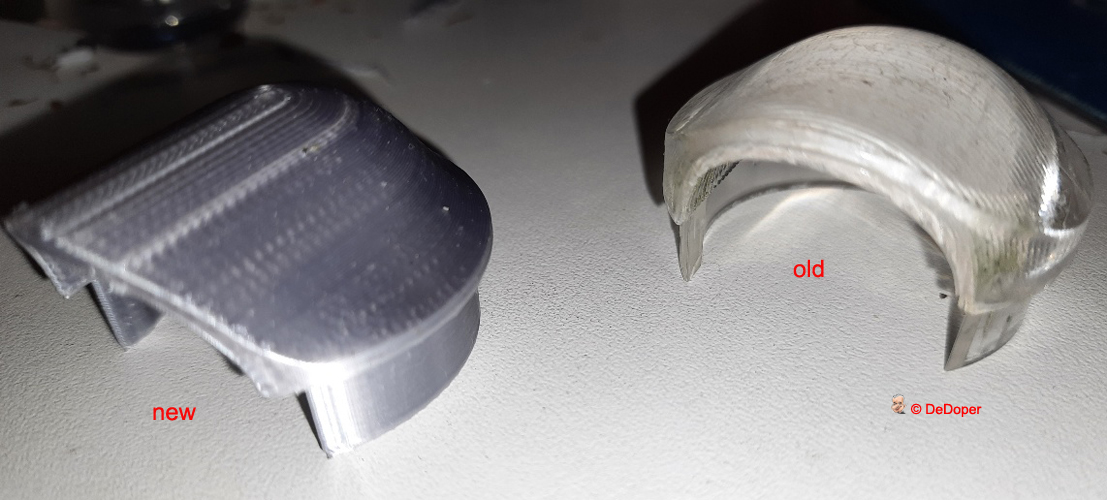 Shower Head tube cap by Dedoper | Download free STL model | Printables.com