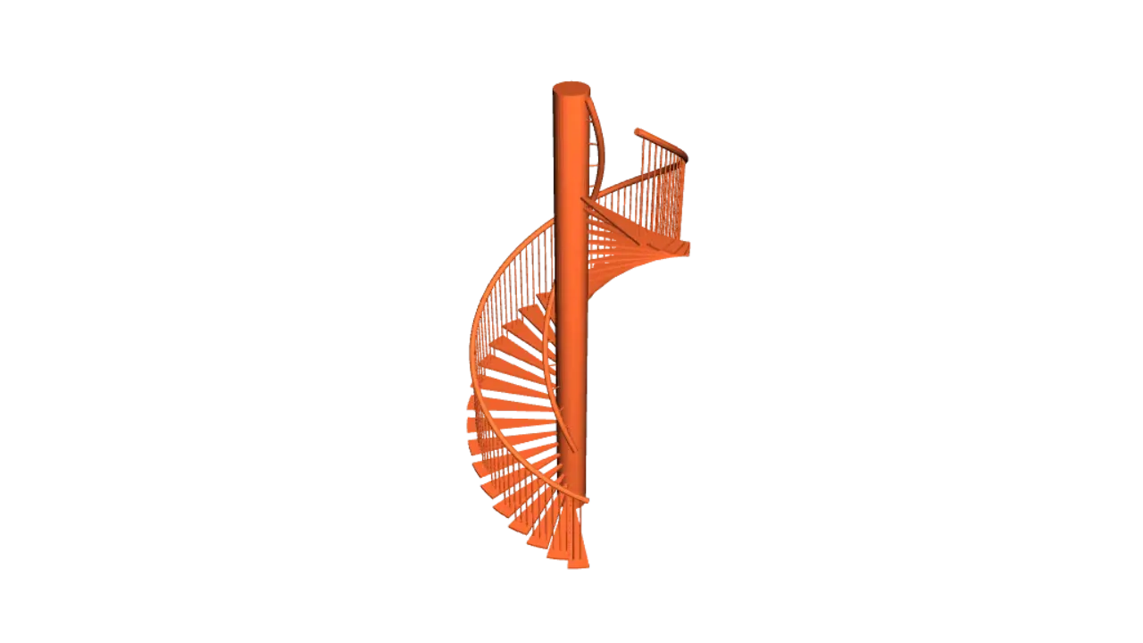 spiral stair by franklin1092 | Download free STL model | Printables.com