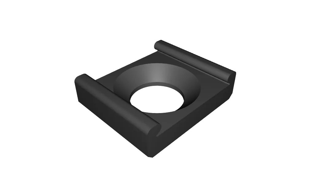 Minimalist LED Strip Clip by Lothar Creative Design | Download free STL ...