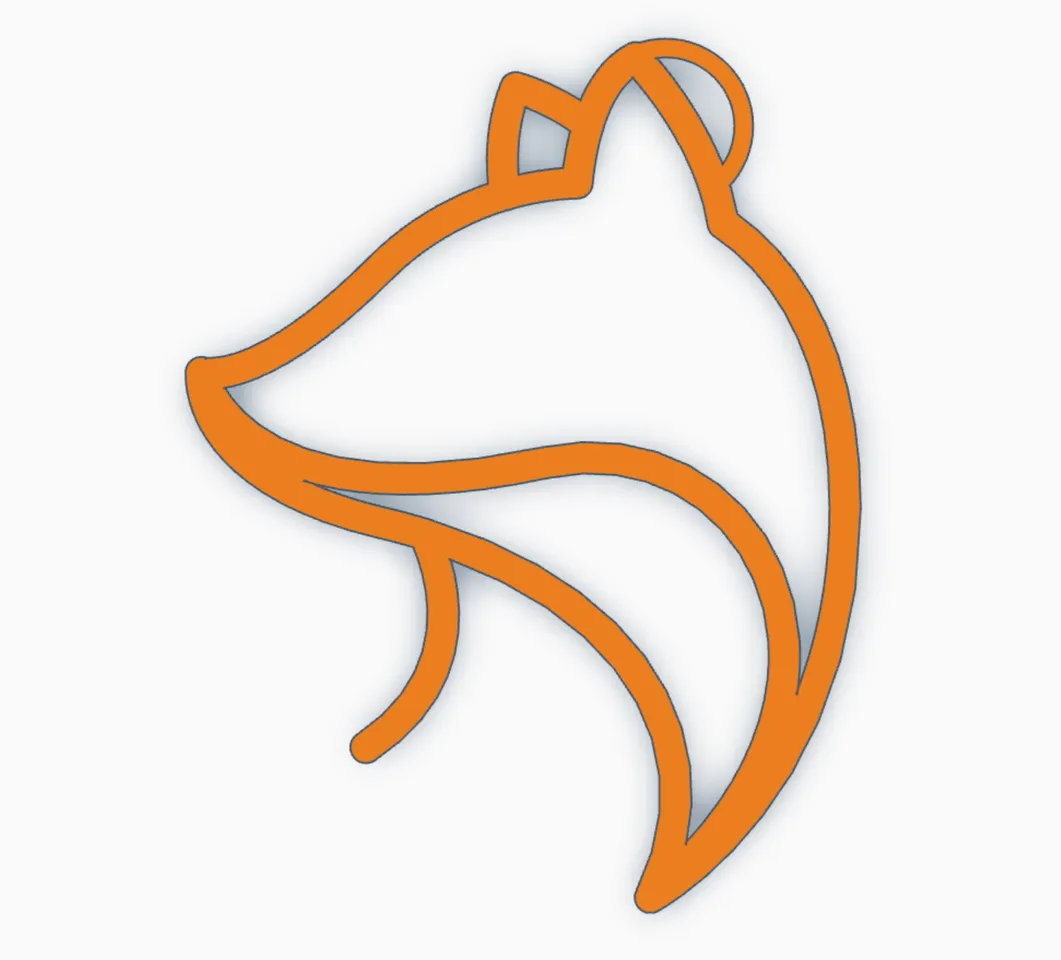 fox keychain by Mišák | Download free STL model | Printables.com