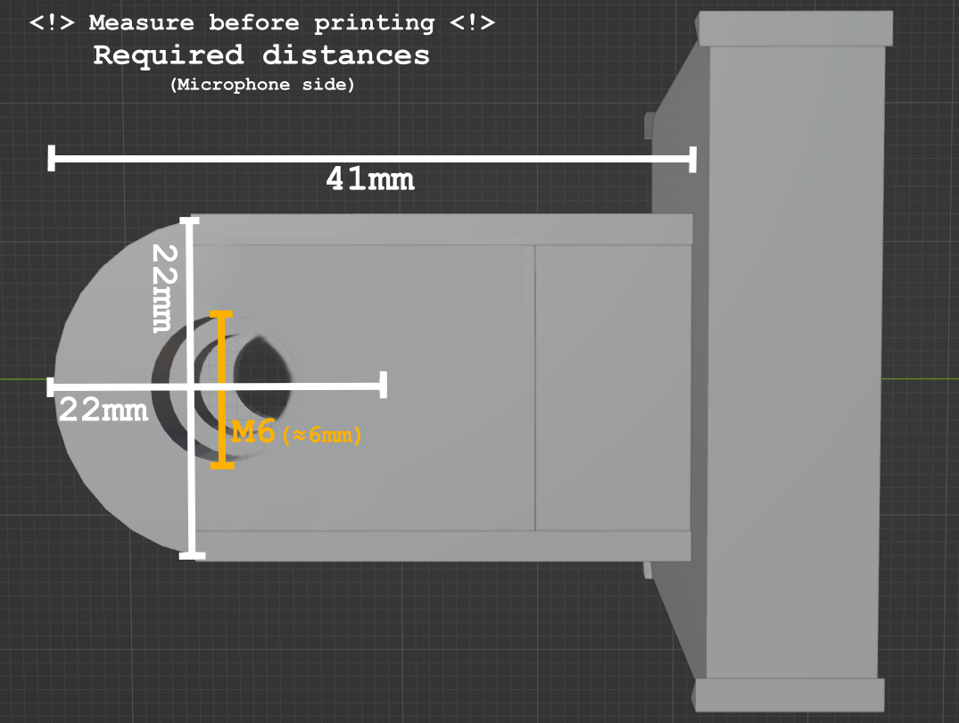 Microphone Holder for SKADIS Systems by OliverP | Download free STL ...