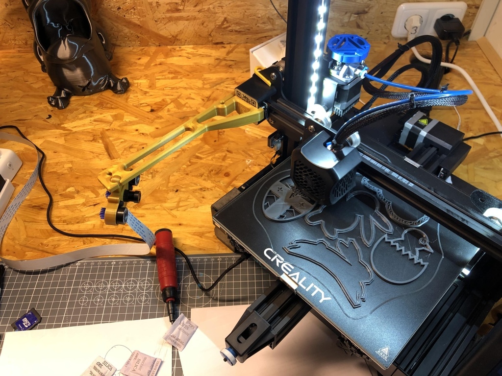 E3V2 Z-mounted Raspberry Pi IR Cam for Ender3 V2 by pakkko | Download free STL model ...