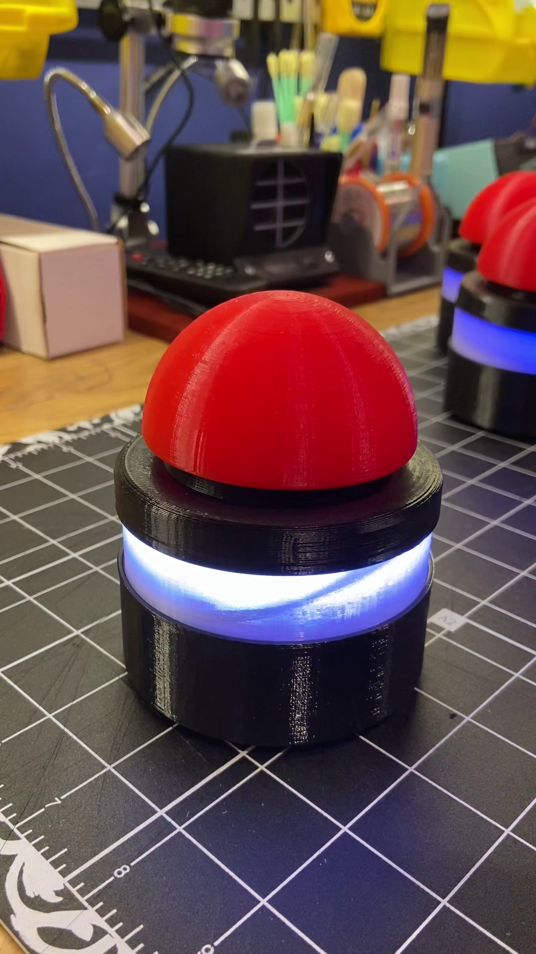 Big Red Bluetooth Game Show Buzzer by rk3d | Download free STL model ...