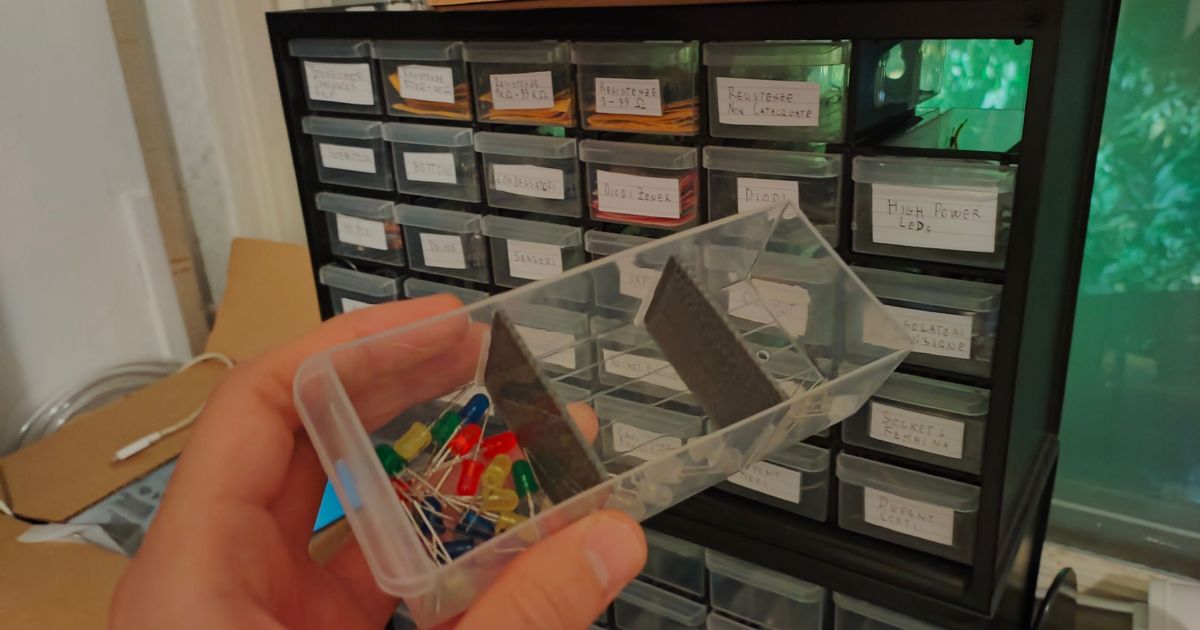 Parametric drawer separator for Stanley cabinets - made with FreeCAD by ...