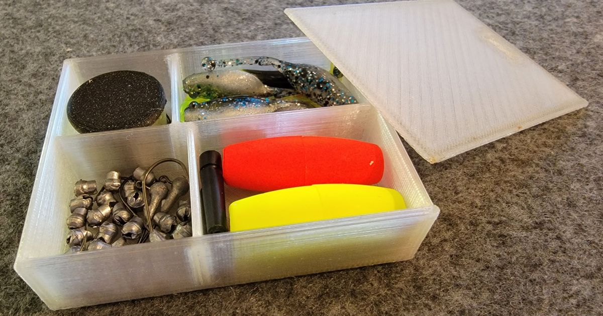 Survival Fish & Lure Box by JayC | Download free STL model | Printables.com