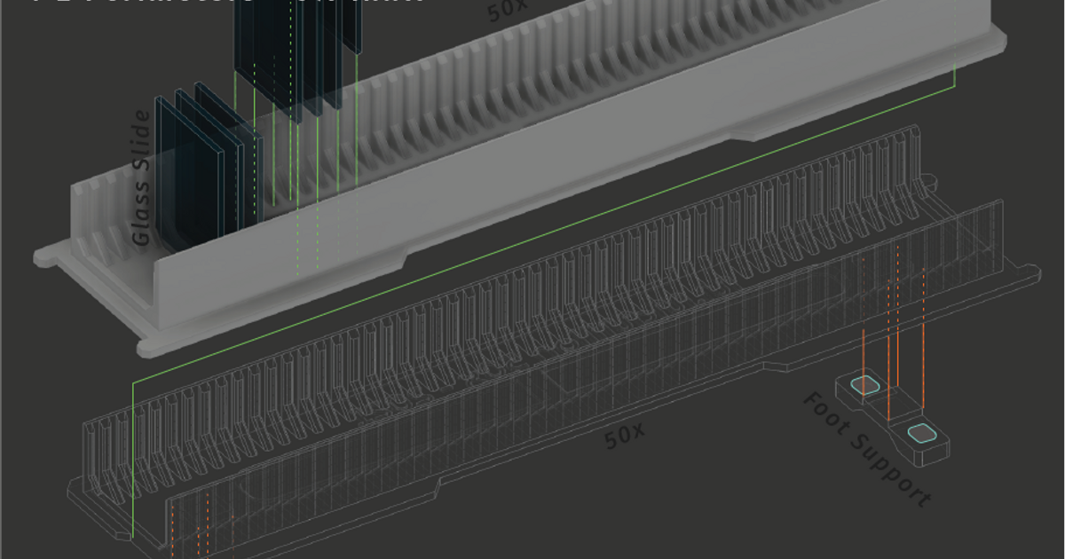 Expansions tray for microscope slides by Malcolm | Download free STL ...