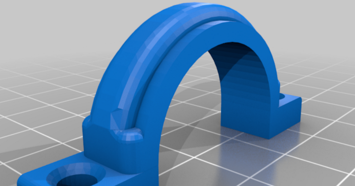 1 inch conduit strap by Ben Hofstad | Download free STL model ...