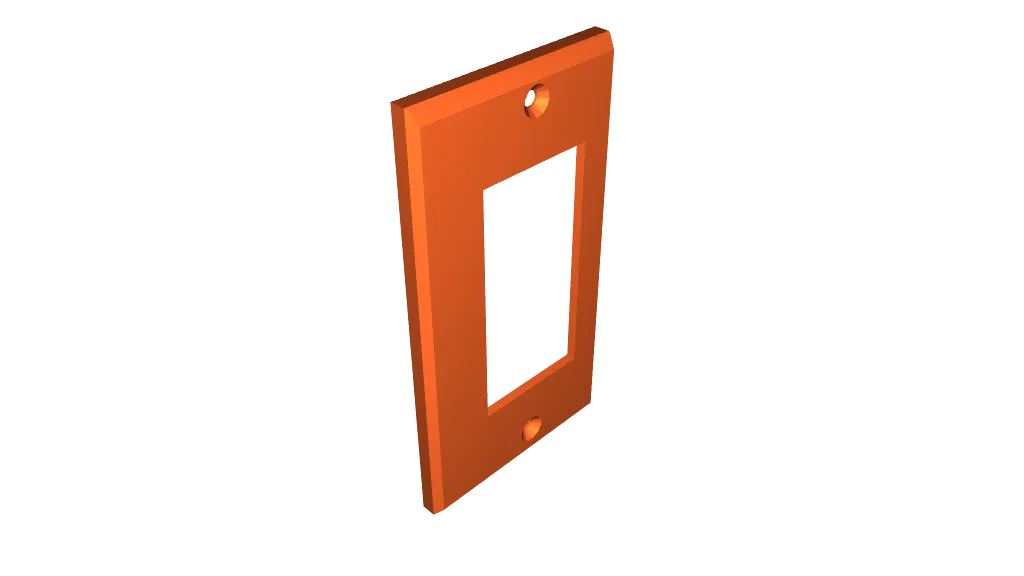 Custom Kitchen Outlet Cover by jreeg | Download free STL model ...