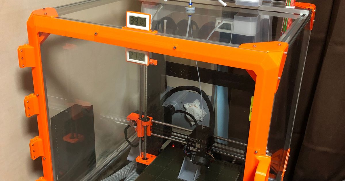 3D Printer Enclosure using 500mm square acrylic panel by NovemberKou ...