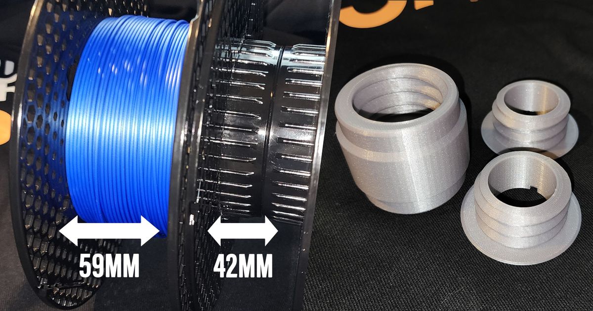 🔄 Slim spool conversion kit for recycled Prusament spools by Triple G ...