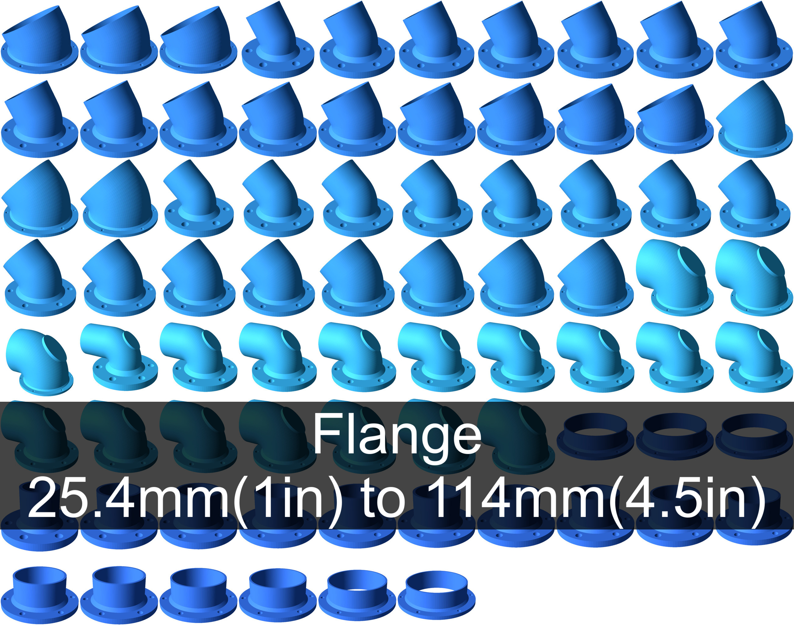 Vacuum hose flanges to connect to flat surfaces. by Max | Download free ...