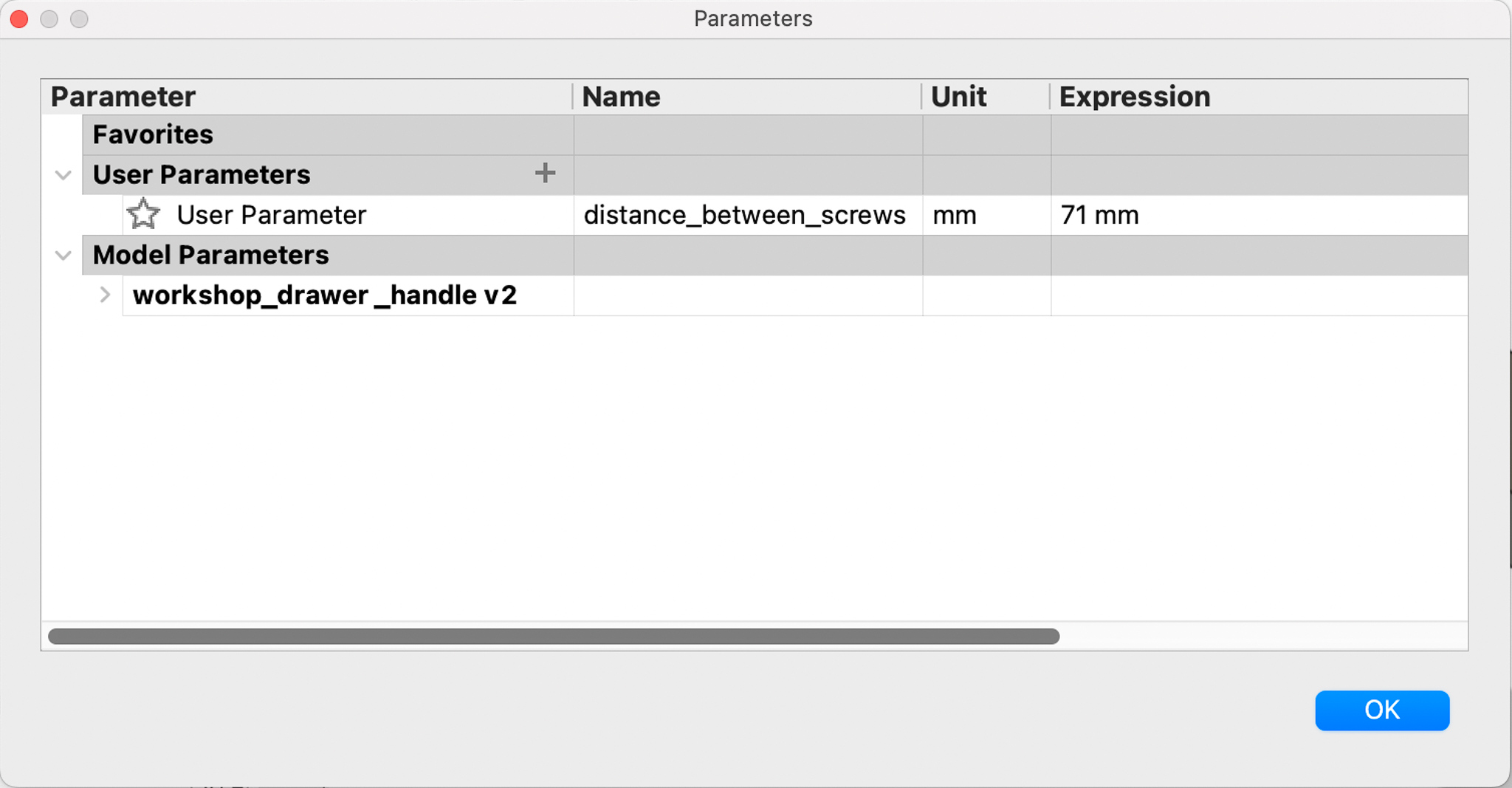 Drawer handle - parametric by Ben | Download free STL model | Printables.com