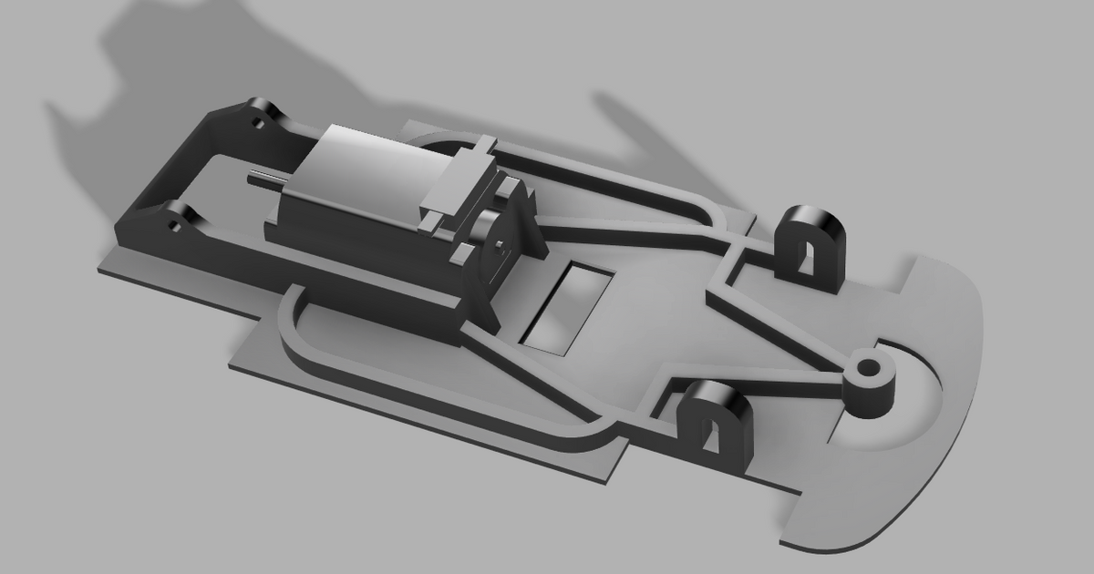 Slot Car Chassis And Gears By Adioliquid Download Free Stl Model