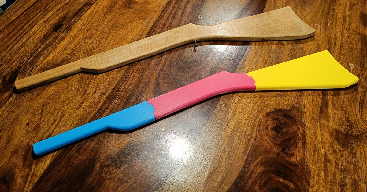 Wooden Rifle - Holzgewehr by nilson_fx | Download free STL model ...