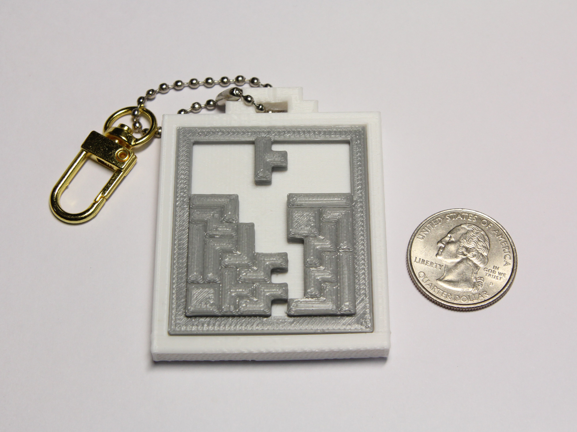 Tetris Matrix Keychain by CosmicSubspace | Download free STL model ...