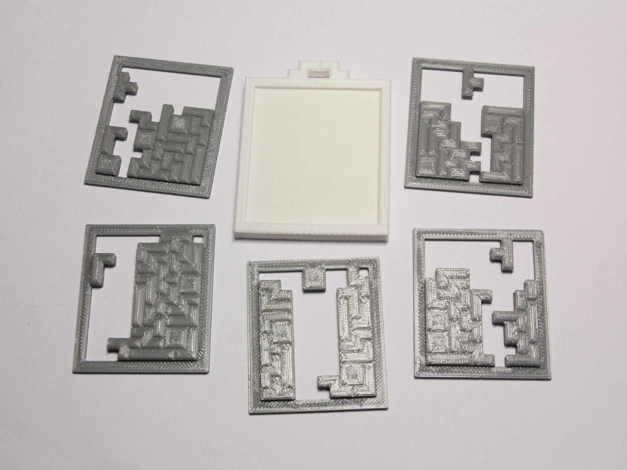 Tetris Matrix Keychain by CosmicSubspace | Download free STL model ...
