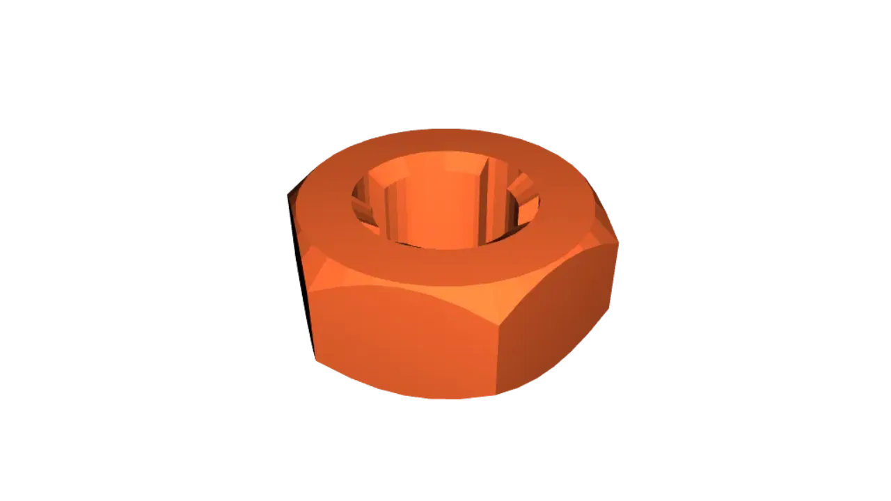 Nuts M3 M4 M5 by M4NU | Download free STL model | Printables.com