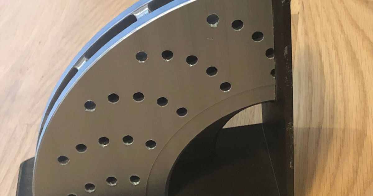 Brake Disc bookend by Lucas Frahm Feldtmose | Download free STL model ...