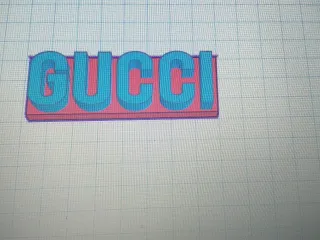logo gucci by Bennet | Download free STL model | Printables.com