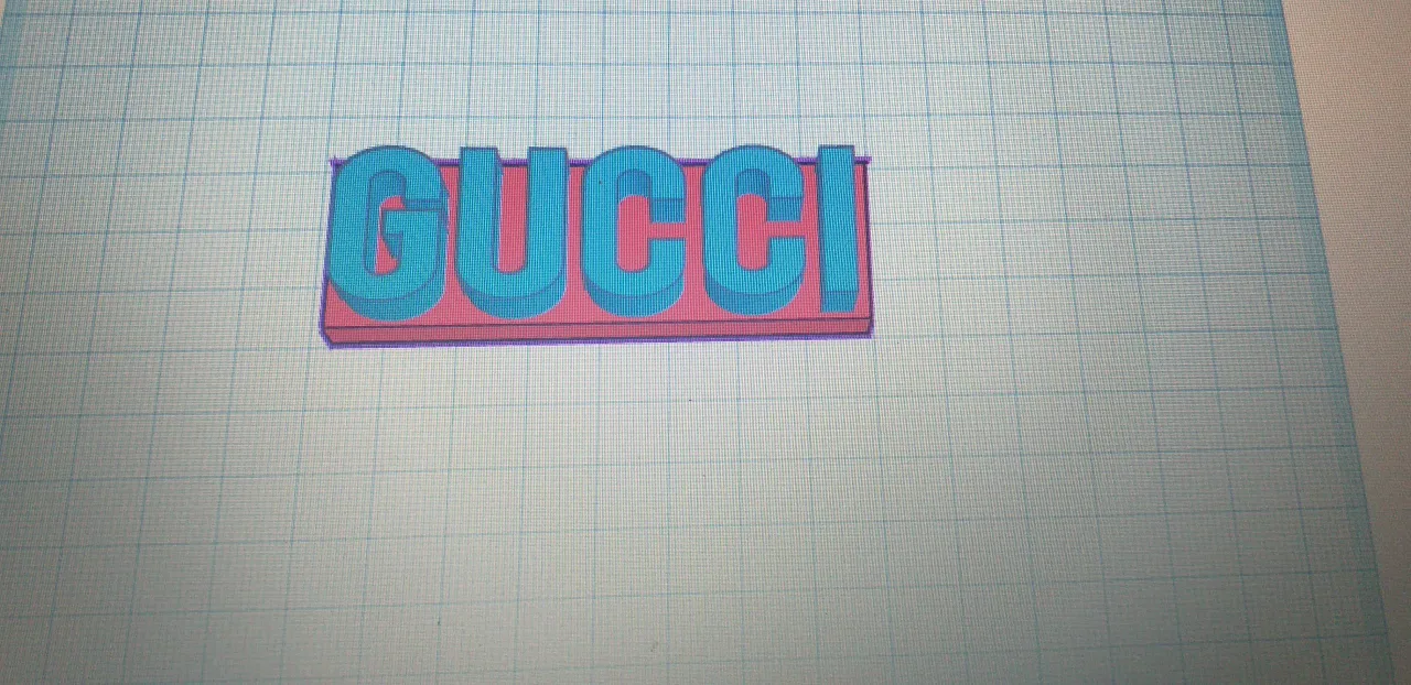 logo gucci by Bennet | Download free STL model | Printables.com