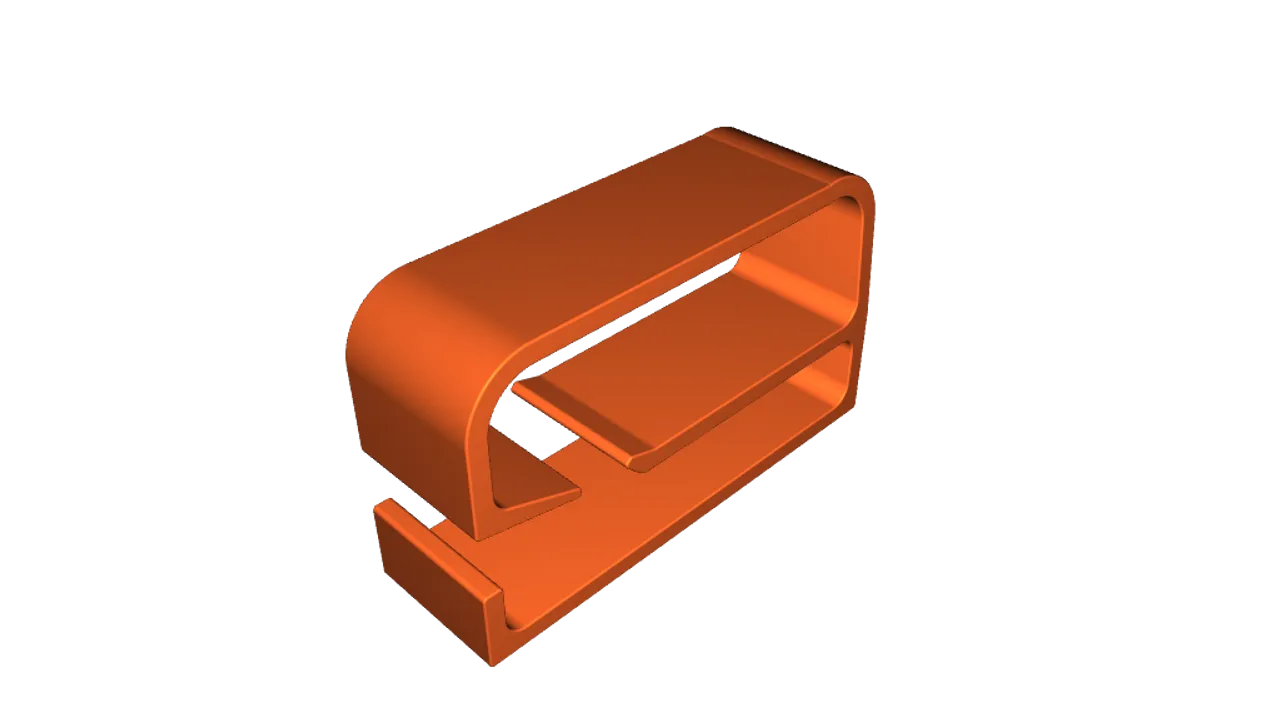 Cable clip by ProngedArtist72 | Download free STL model | Printables.com