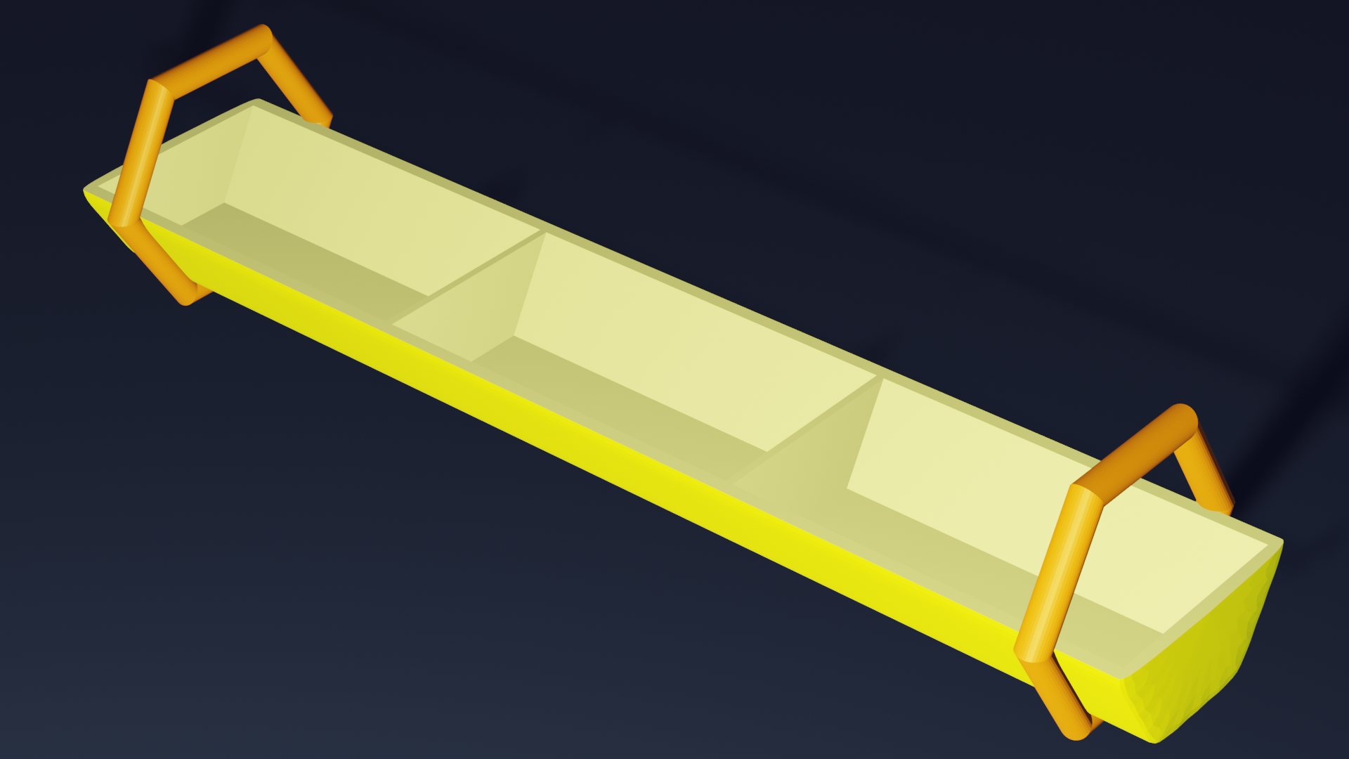 long hex box with 3 compartments by Damir Perisa | Download free STL ...