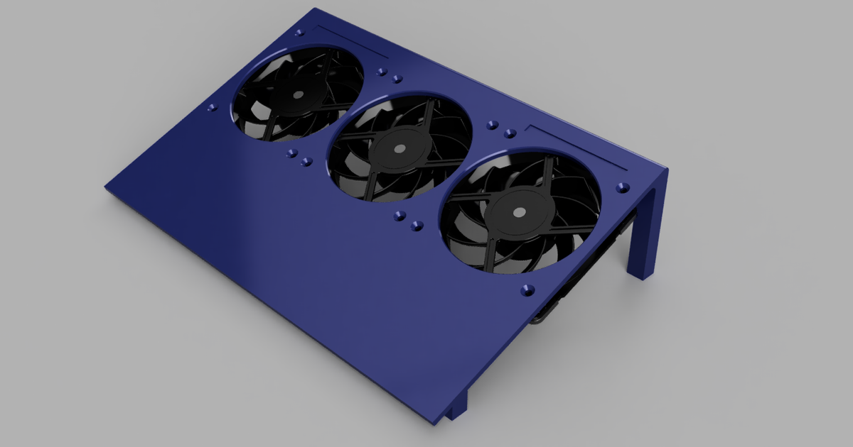 Laptop Cooler for 15 inch Laptops by Tob_bi | Download free STL model ...