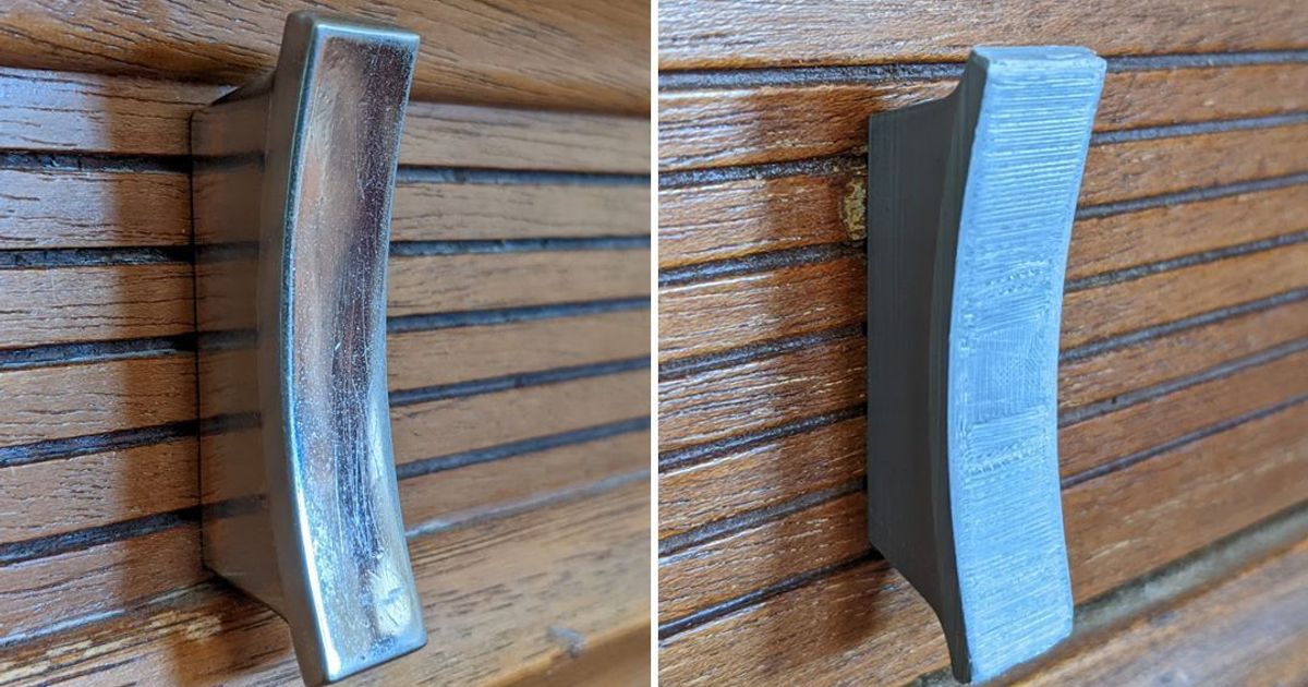 Dresser drawer pull by Stephanie Cervi Design | Download free STL model ...