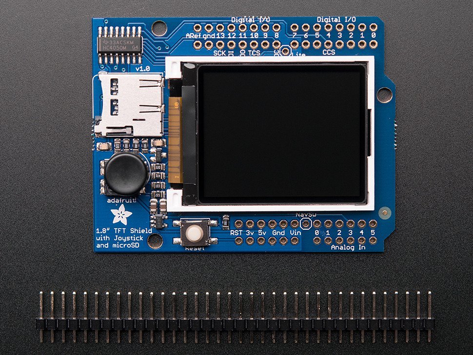1.8" TFT Shield Cover Plate by MakerDan | Download free STL model ...