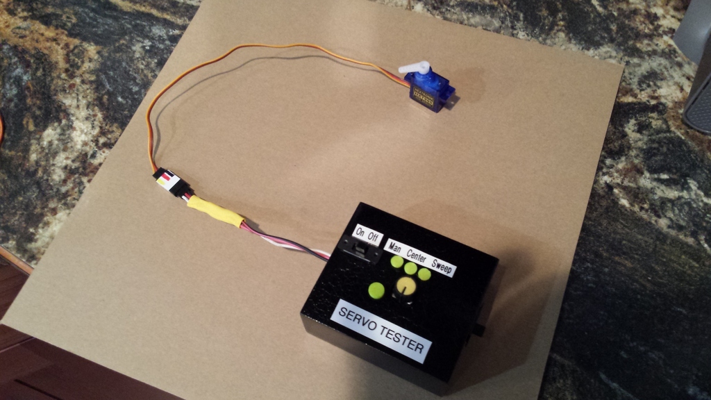 Servo Tester Case by MakerDan | Download free STL model | Printables.com