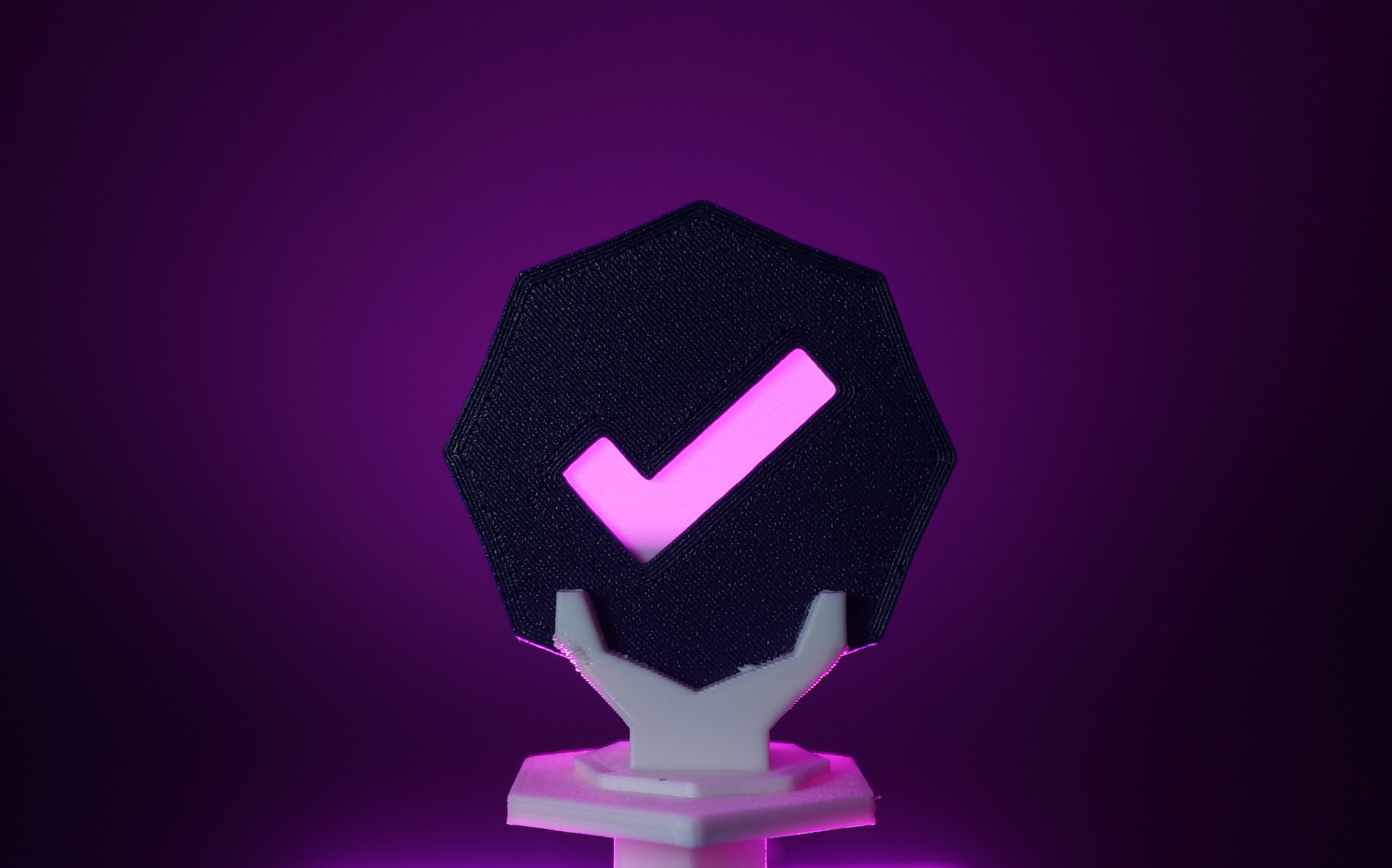 Twitch Partner Badge / Verified Check by K2_Kevin | Download free STL ...