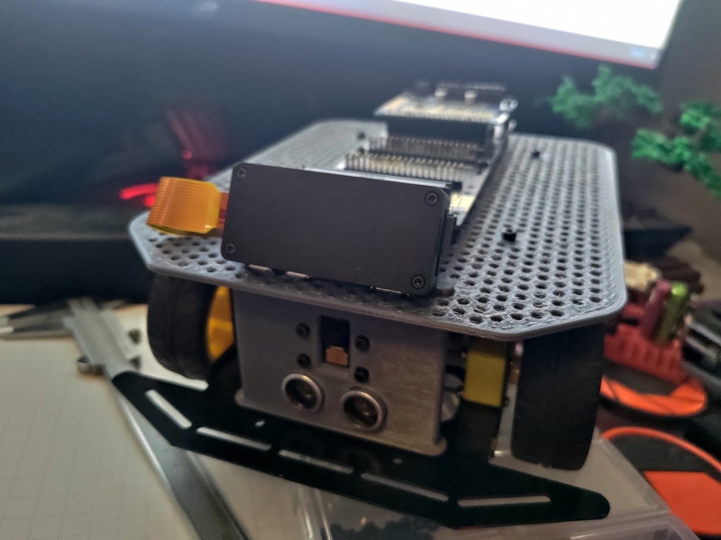 DFROBOT Baron car robot chassis modified top levels by Bridget ...