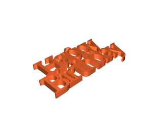 happy birthday Sign by Obitx | Download free STL model | Printables.com