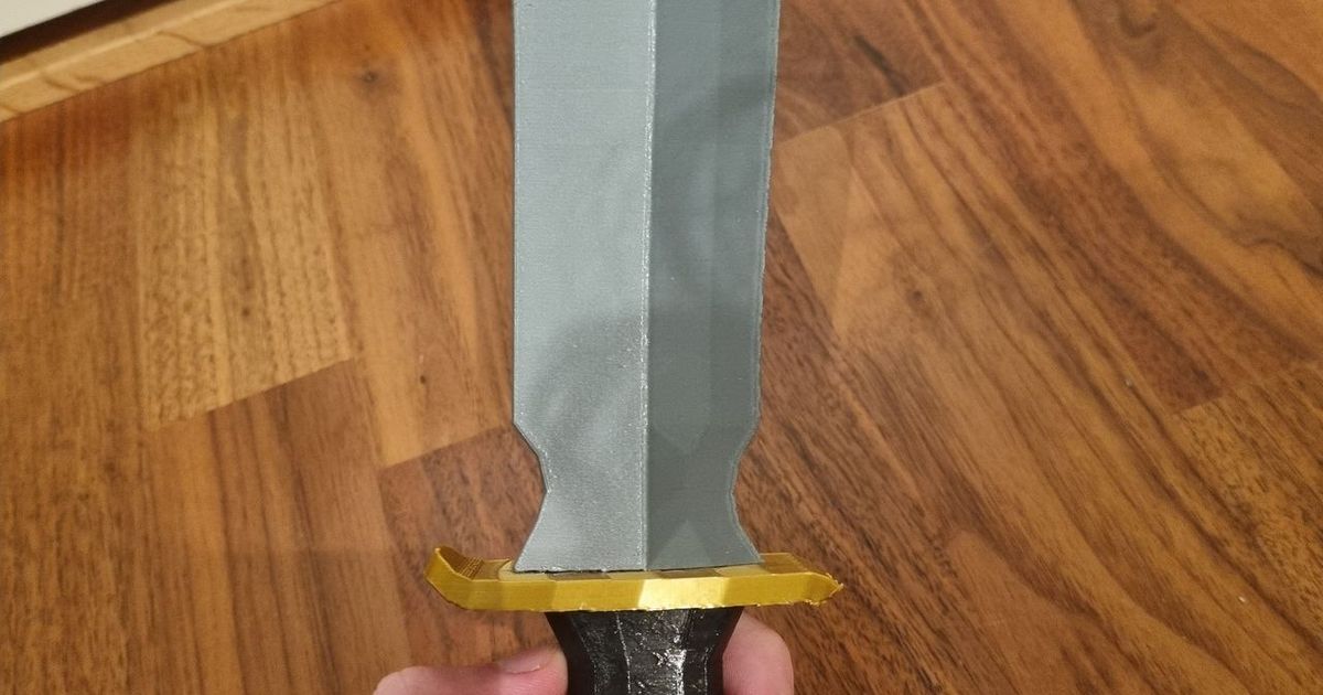 Roblox Sword W Logo By Carlos Diaz Plaza Download Free Stl Model