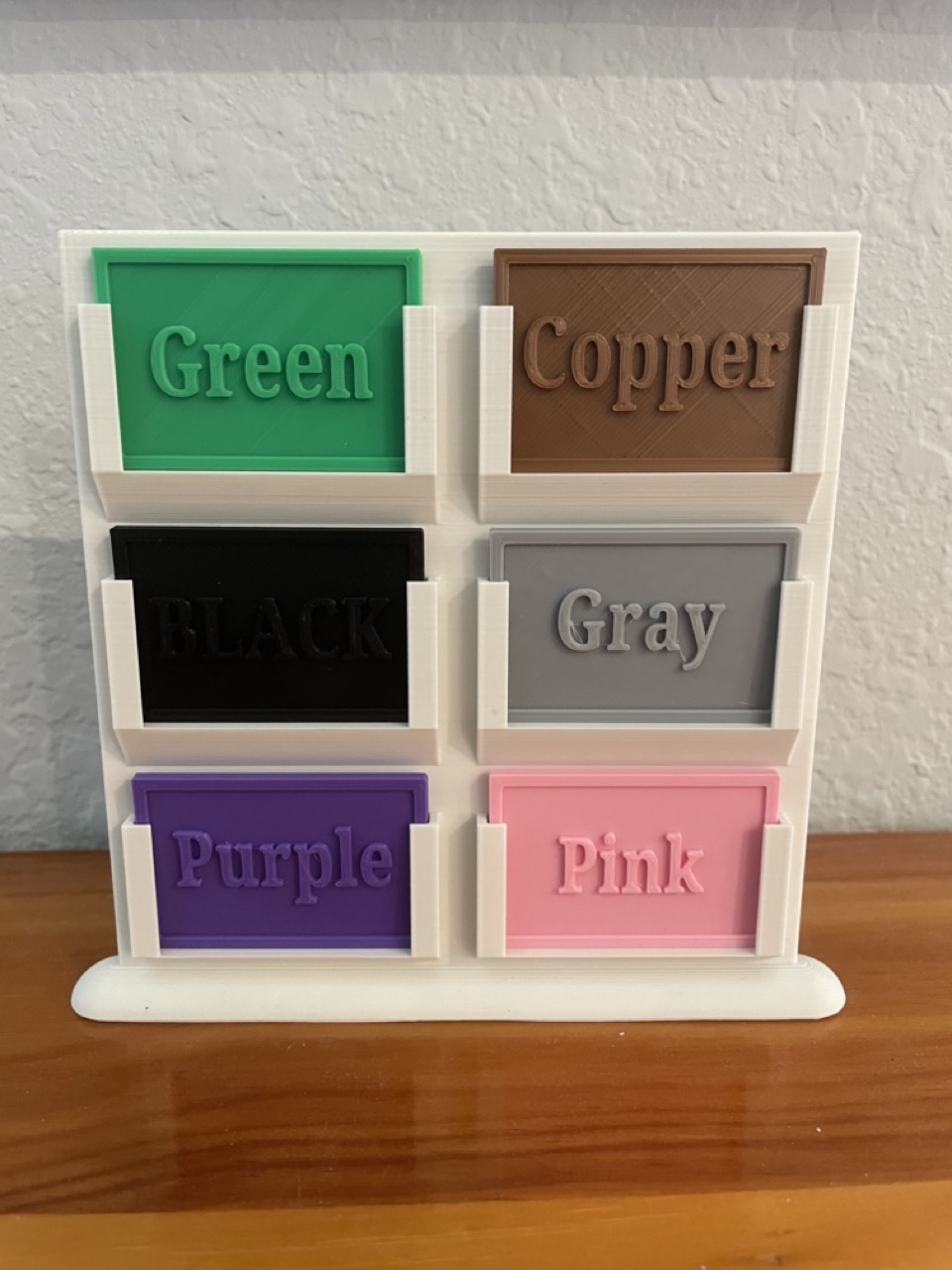 Standing Filament Color Sample Display by KoogerNewgin | Download free ...