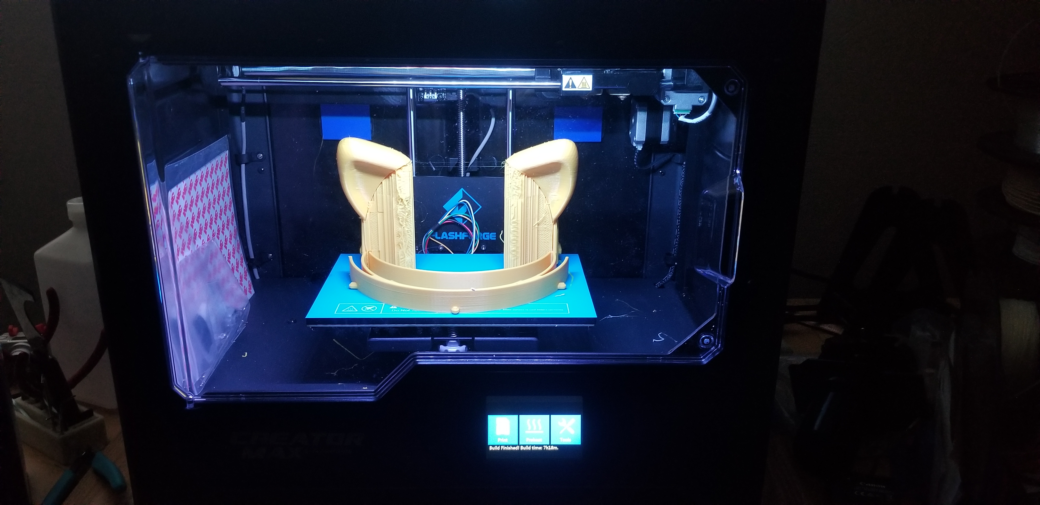 Prusa Face Shield with silly animal ears by 3D Printing Professor ...