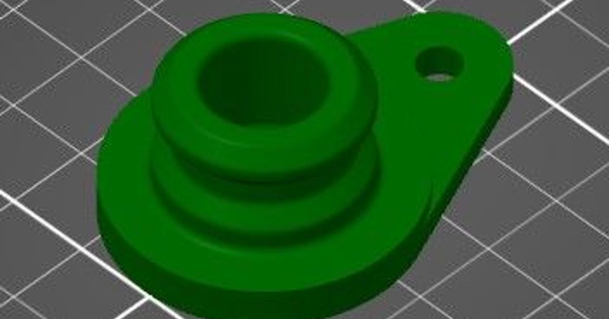 Hydraulic Coupler Dust Cap ISO-A by Michal K | Download free STL model ...