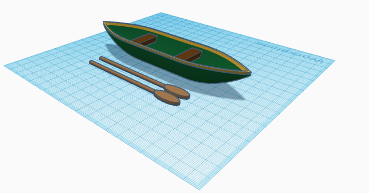 Canoe by AEJ 3D printing | Download free STL model | Printables.com